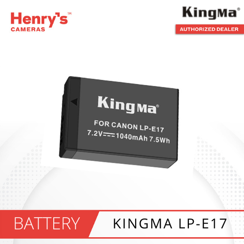 KINGMA LP-E17 7.2V 1040MAH BATTERY FOR CANON - HENRY'S CAMERAS | Lazada PH
