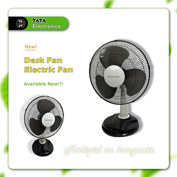 TATA ELECTRONICS Desk Fan 3 blade Strong Wind Energy Saving Electric ...