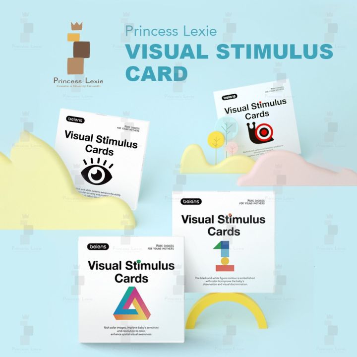 Princess Lexie Visual Stimulus Card High Contrast Black & White ...