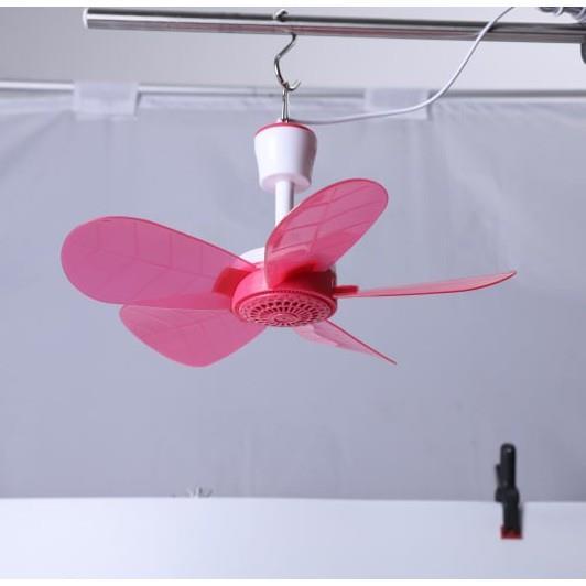 ZH Mini Ceiling Fan 5 blades Portable Ceiling fan Wall Fan Portable ...