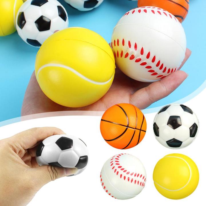 Soft Squishy Squeeze Ball Basketball Football Baseball Decompression ...