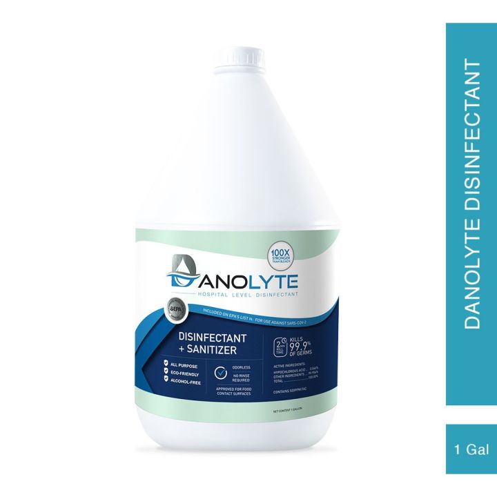 Danolyte® All-Purpose Disinfectant + Sanitizer (1Gal), 100% Organic ...