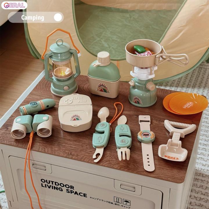Geral Camping Toy Set for Kids Camping Pretend Play Toddler Toys for ...
