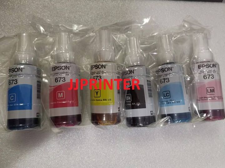 Original Epson L800 L805 L850 L1800 Ink Bottle CMYK LMLC Bulk pack | Lazada