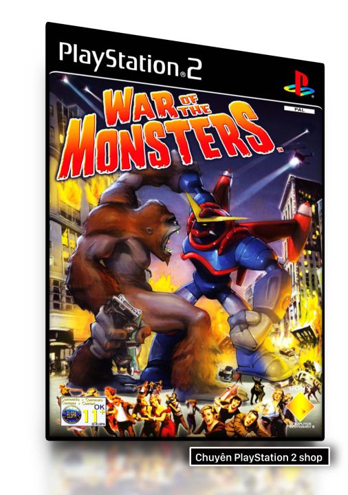 Đĩa game PS2, War of the Monsters (đối kháng) cho máy game PS2 | Lazada.vn