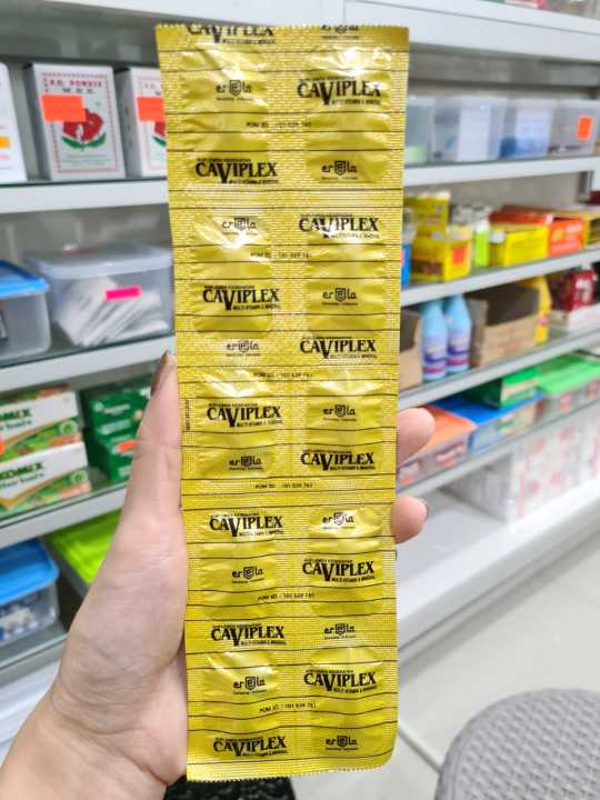 CAVIPLEX VITAMIN ISI 10 KAPLET / MULTIVITAMIN DAN MINERAL / VITAMIN ...