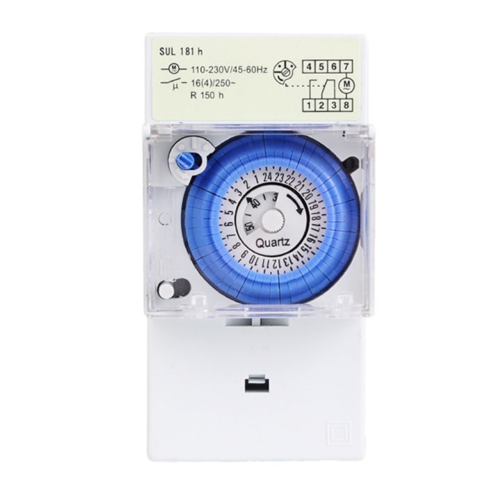 SUL181H Mechanical Timer 24 hours Time Switch Relay DC12V 16A ...