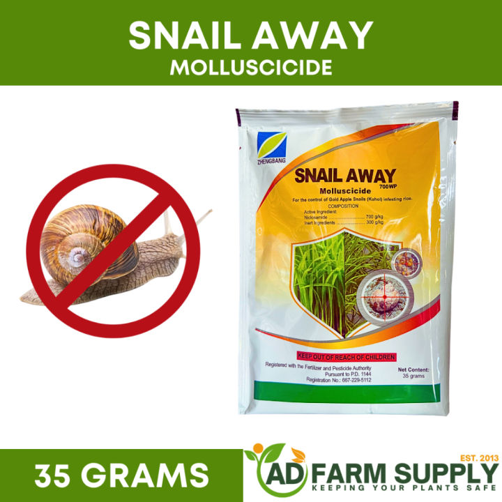 Snail Away 700WP Molluscicide - Effective Snail Control - 35g | Lazada PH