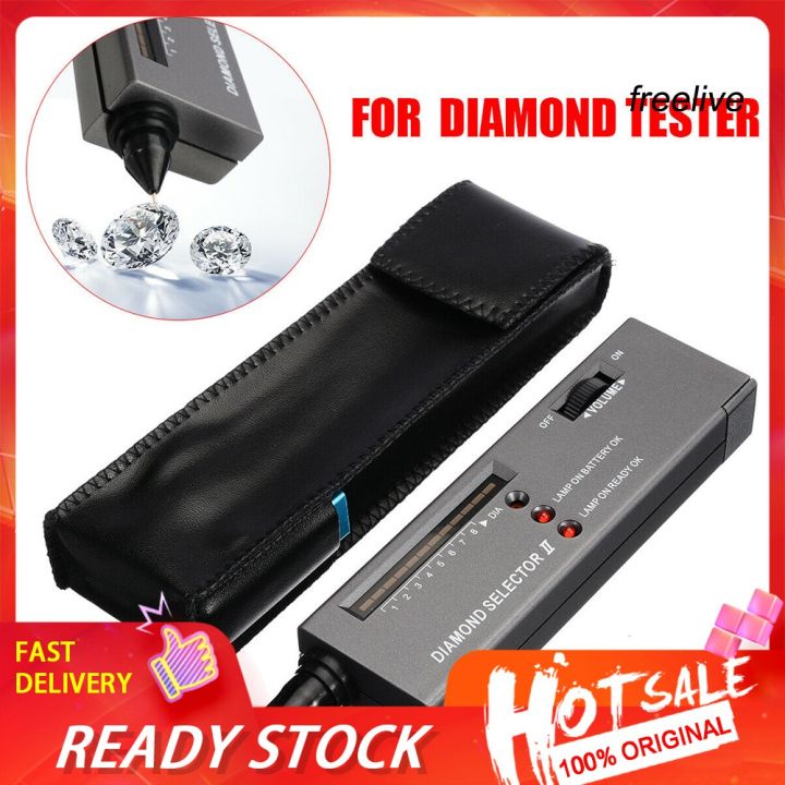 Ready stock♣Portable High Accuracy LED Diamond Gem Tester Checker ...