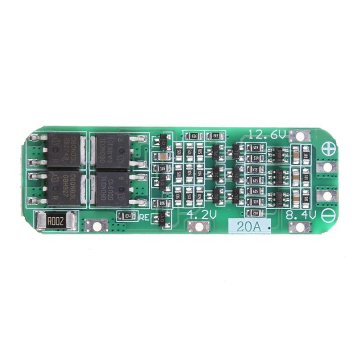 Bảng Mạch Bảo Vệ PCB BMS Pin Lithium Li-ion 3S 20A 18650 Sạc, 12 ...