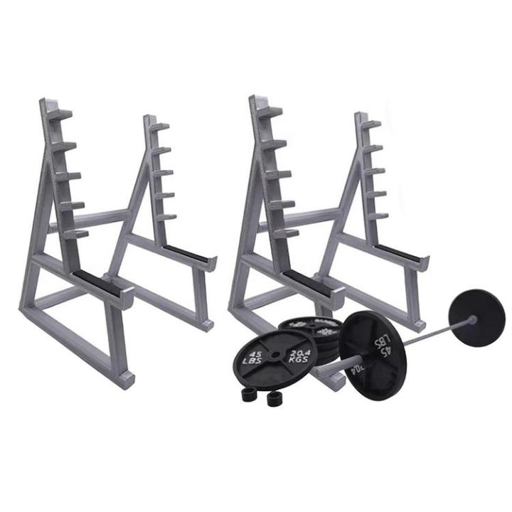 Barbell Rack Pen Holder Squat Rack Design Desk Organizer Portable Gym ...