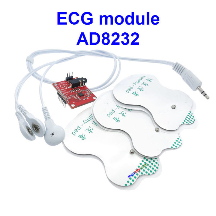 Ad8232 Ecg Measurement Pulse Heart Ecg Monitoring Sensor Module Kit Th