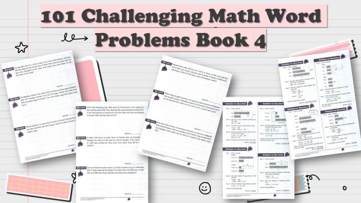 [PRE334] 79 pages 101 Challenging Math Word Problems Book 4 Worksheet ...