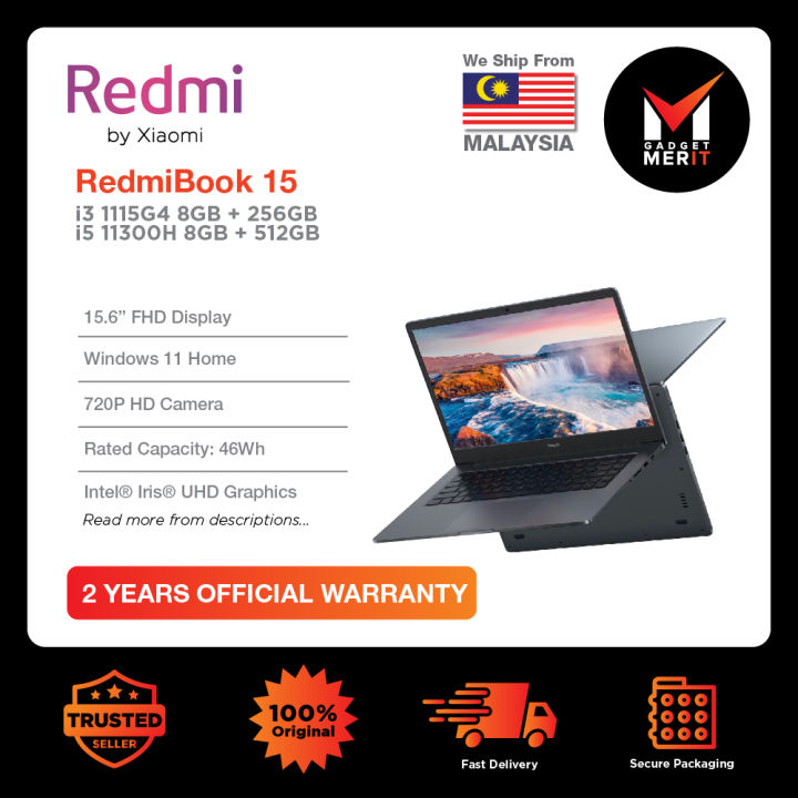 Xiaomi RedmiBook 15 Laptop | 11th Gen Intel® Core™ i5-11300H / i3 ...