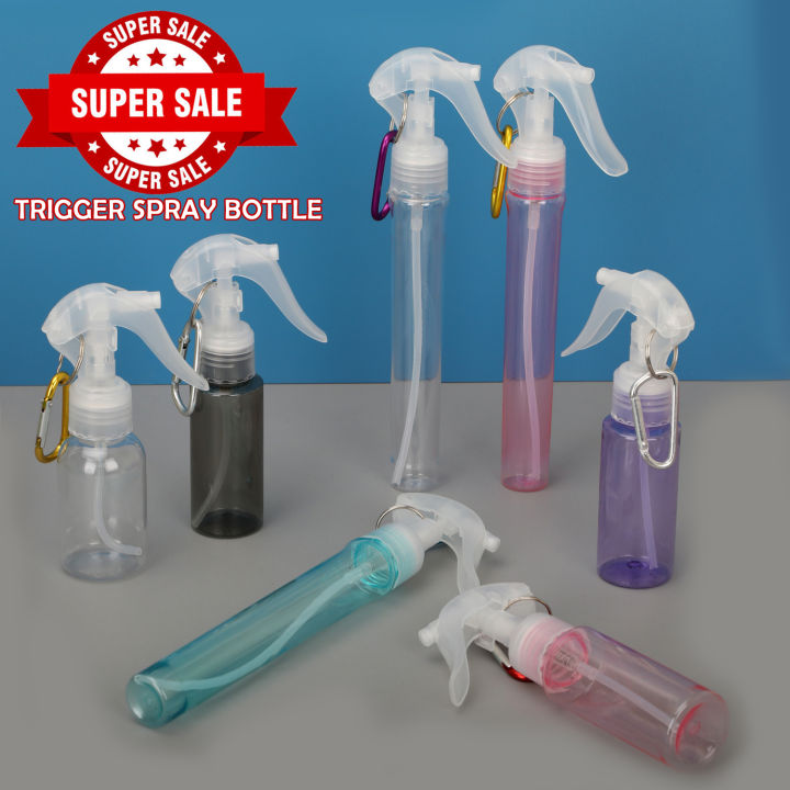 Portable Keychain Refillable Alcohol Bottle Trigger Spray Hand ...