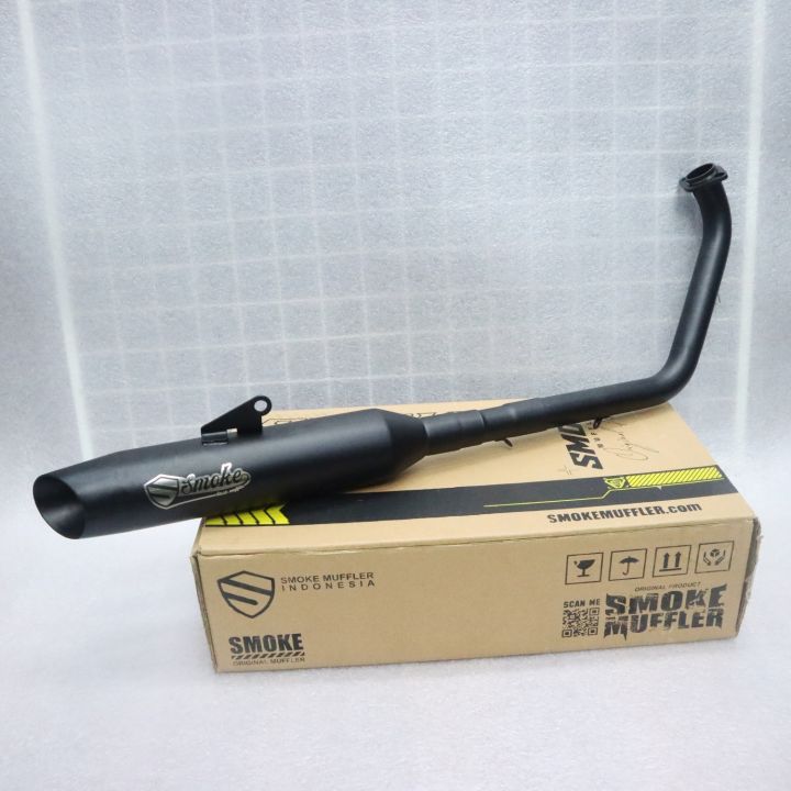 Knalpot Custom Yamaha XSR 155 Tipe Kolong full system Smoke Muffler ...