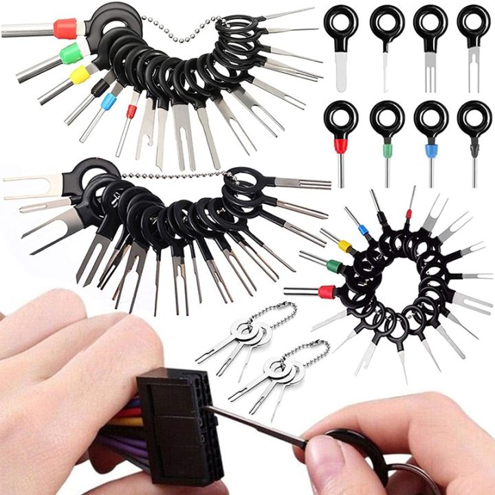 41PCS Wire Terminal Removal Tool Cable Connector Crimp Pins Extractors ...