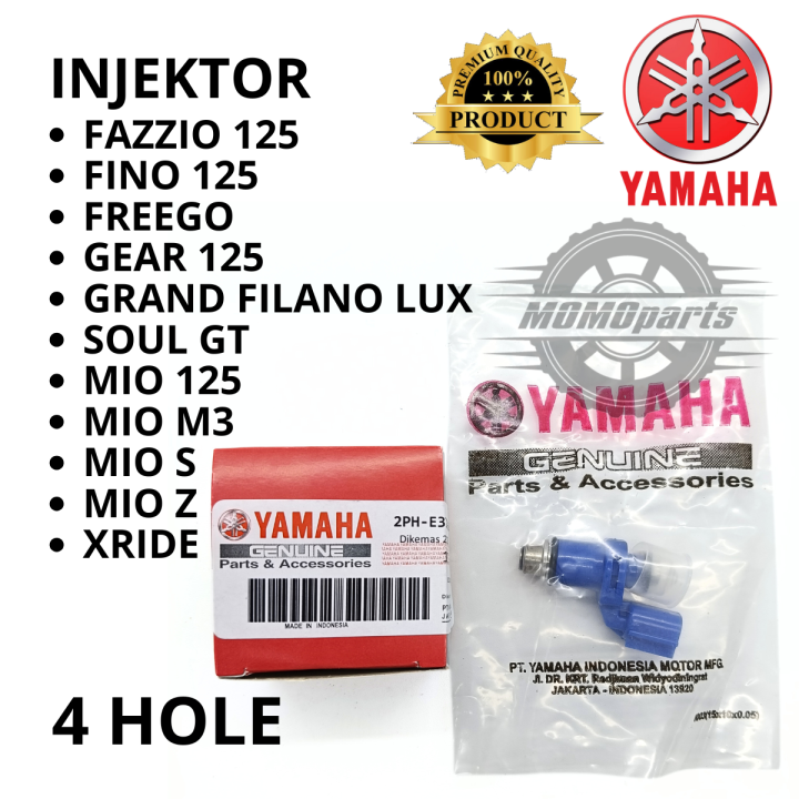ORIGINAL INJEKTOR ASSY INJECTOR 4 HOLE YAMAHA 2PH MIO M3 S Z XRIDE SOUL ...
