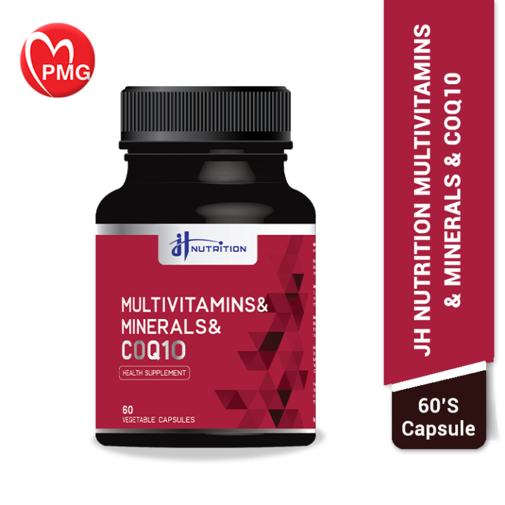 [JH NUTRITION] Multivitamins & Minerals & Coq10 60's Vegetable Capsule ...