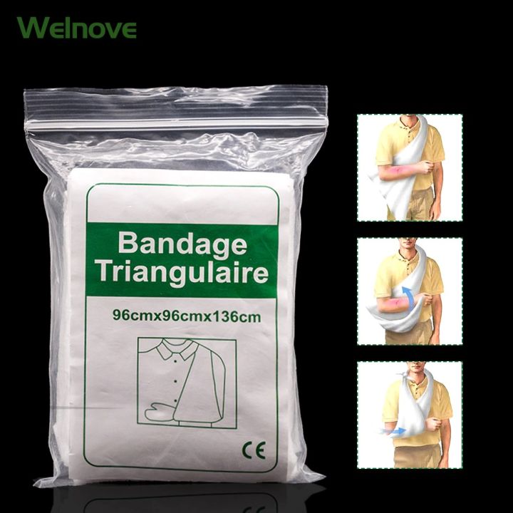 2/5pcs Medical Bandage Triangular First aid bandage Fracture Fixation ...