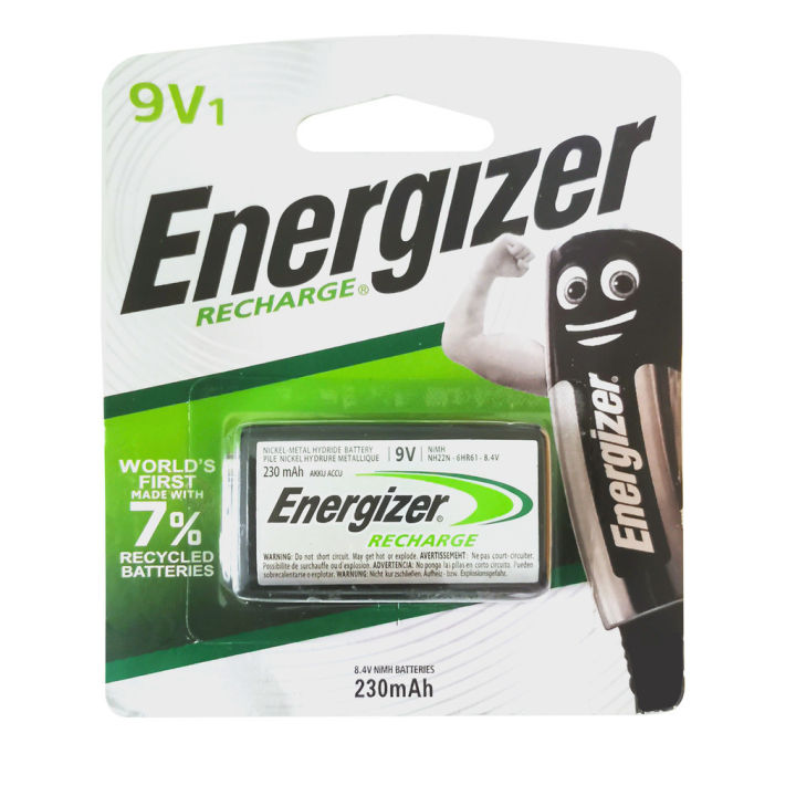 1pc/pack Energizer 9V Rechargeable Battery | Lazada.co.th