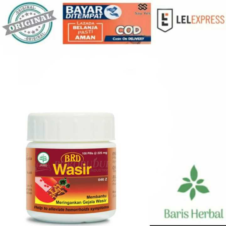 BRD WASIR ISI 100 PIL MEMBANTU MERINGANKAN WASIR | Lazada Indonesia