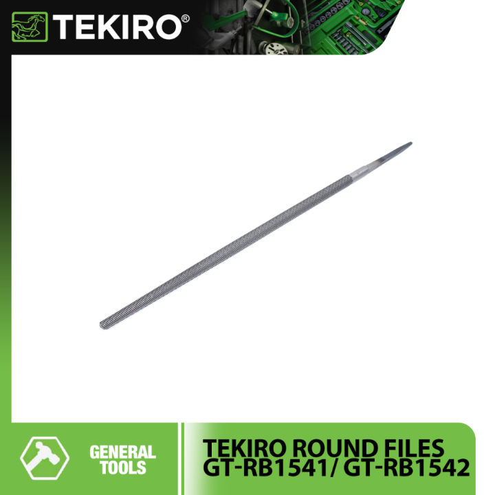 TEKIRO Round Files Kikir Bulat GT-RB1541 , GT-RB1542 | Lazada