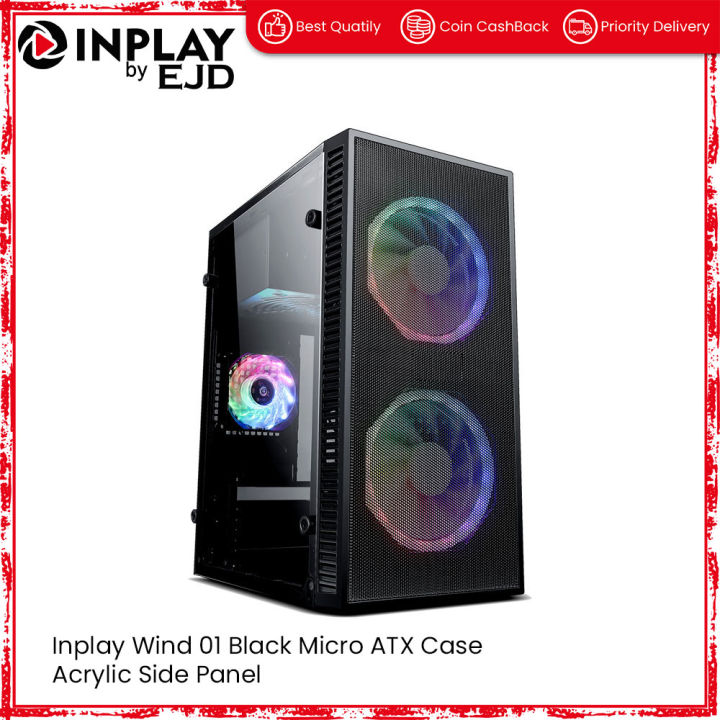 Inplay Wind 01 | Micro ATX PC Case | Inplay by EJD | Lazada PH