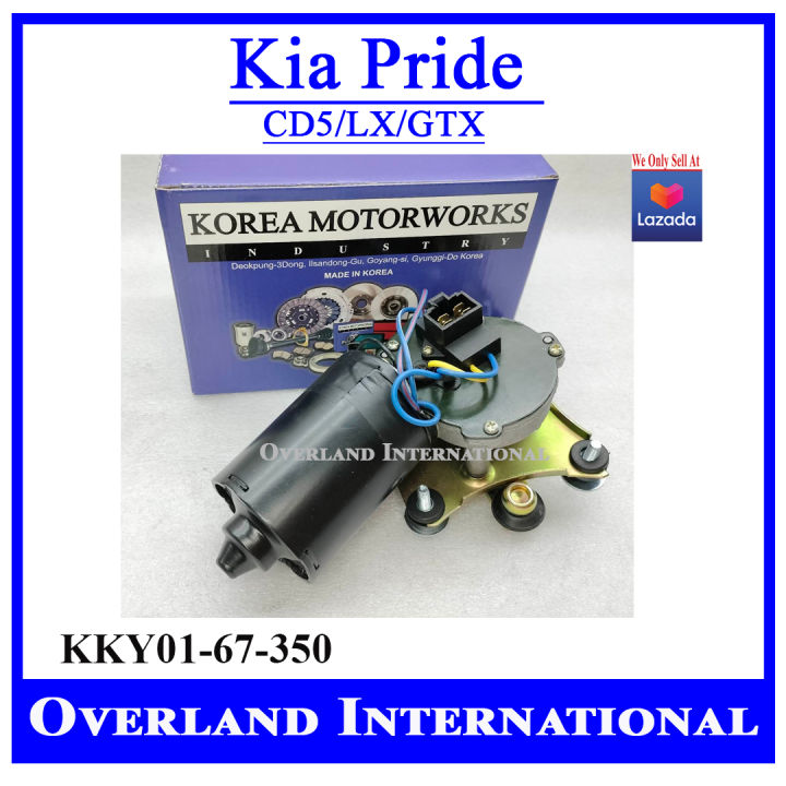 WIPER MOTOR Kia Pride CD5 / LX /GTX KKY01-67-350 | Lazada PH