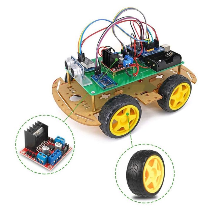 L298N Motor Drive Controller Board Stepper Motor Control Module Dual H ...