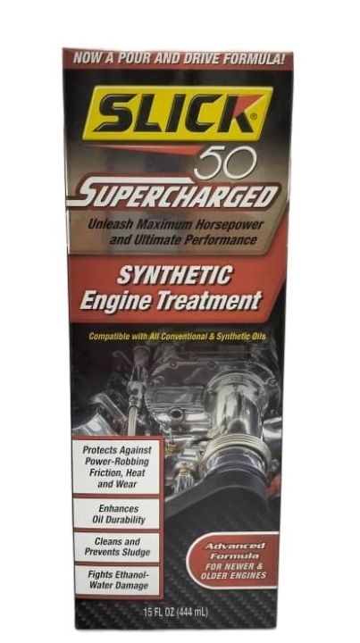 Slick 50 Supercharged Synthetic Engine Treatment (444ML) | Lazada