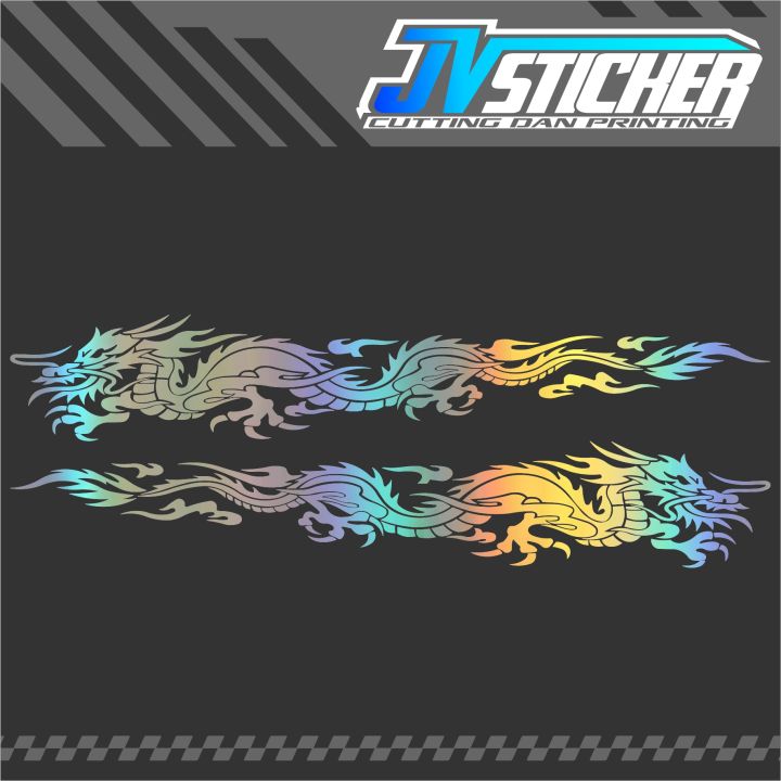 sticker naga/dragon cutting sticker | Lazada Indonesia