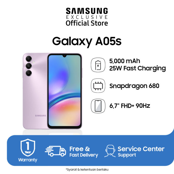 Samsung Galaxy A05s 6/128GB - Light Violet | Smartphone FHD+ | Kamera ...