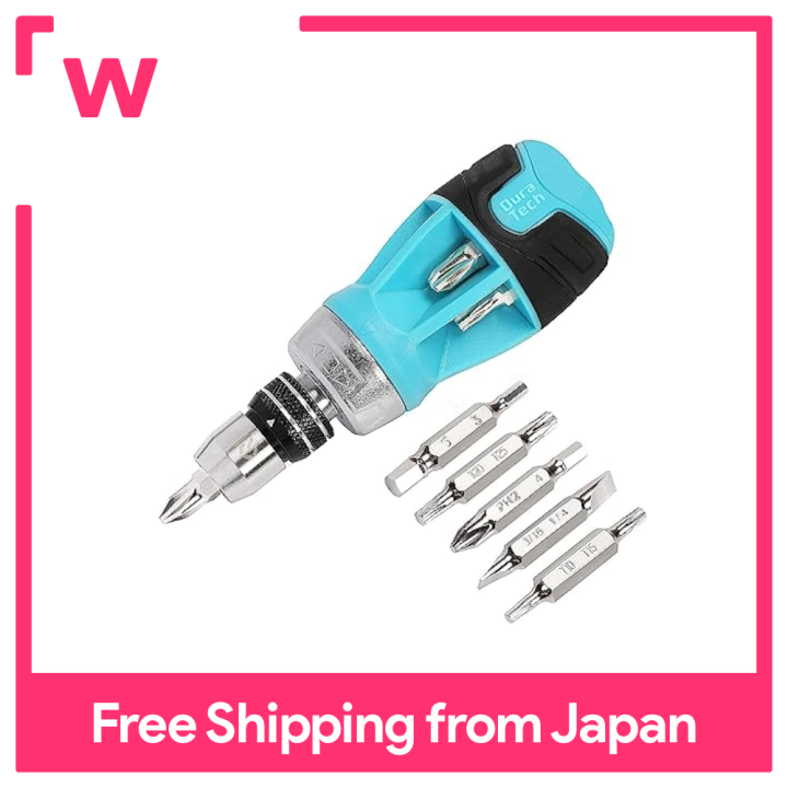 DURATECH Interchangeable Screwdriver Set 12-IN-1 Ratchet Screwdriver ...
