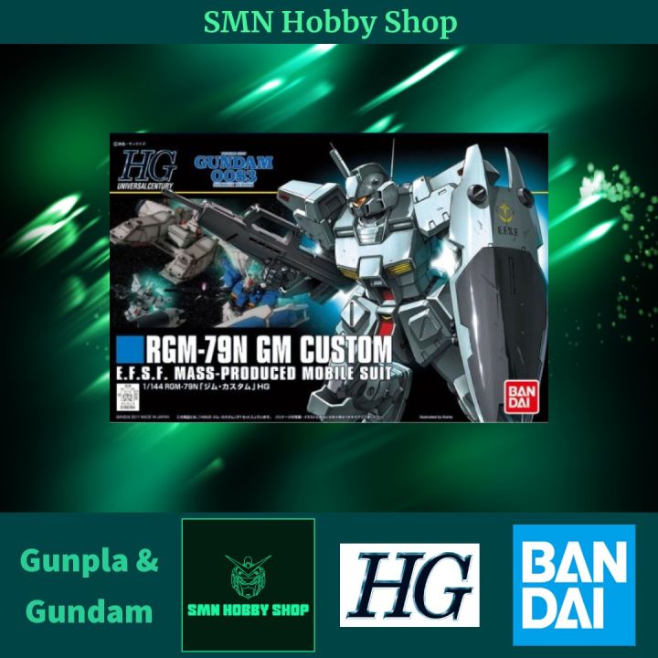 HG 1/144 RGM-79N GM Custom 120 Gunpla Gundam Toys Plastic Model Kit [HGUC] (Bandai) | Lazada