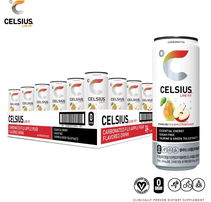 CELSIUS ENERGY DRINK FUJI APPLE | Lazada PH