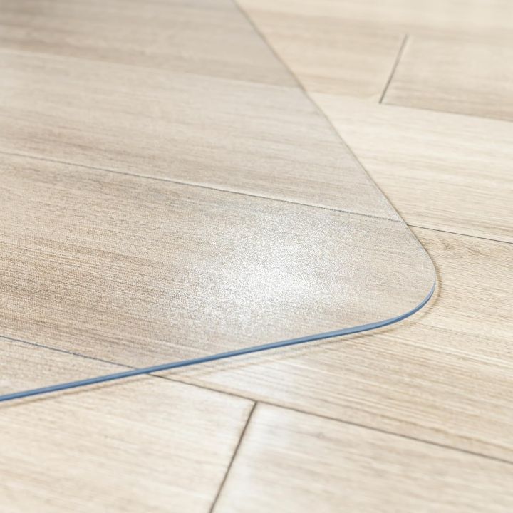 Office Chair Mat for Hardwood Floor, Plastic Floor Mat with Non-Slip ...