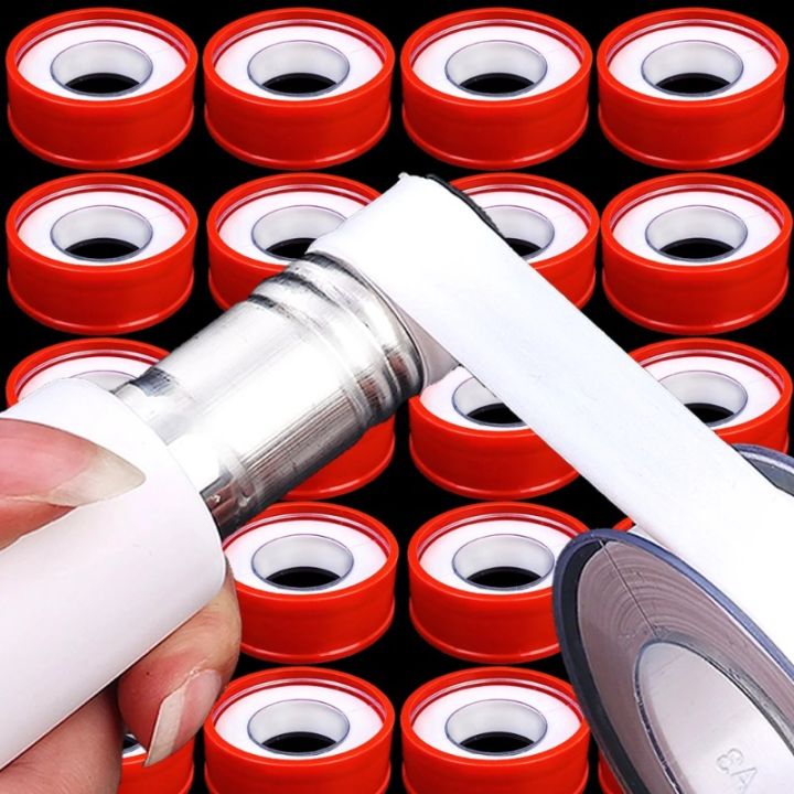 20M/roll PTFE Water Pipe Tape Water Pipe Faucet Threaded Interface Anti ...