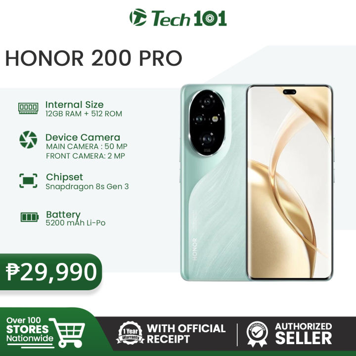 Honor 200 Pro 5G (12GB+512GB) - With Official Receipt With Warranty - Authorized Seller | Lazada PH