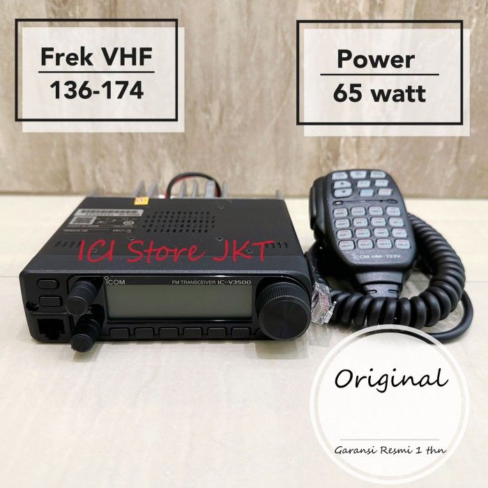 Radio Rig Icom IC V 3500 / Icom IC V3500 Original Garansi Resmi ...