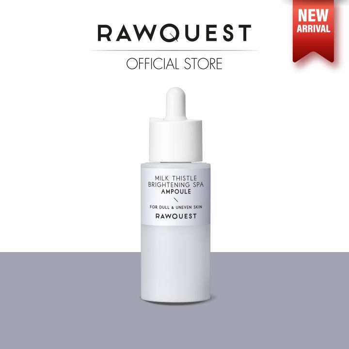 Rawquest Milk Thistle Brightening Spa Ampoule 50 ml. แอมพูล รอว์เควส มิลค์ ทิสเซิล | Lazada.co.th