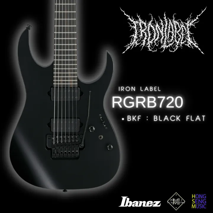 กีตาร์ไฟฟ้า IBANEZ RGR IRONLABLE - Series รุ่น RGRB720-BKF | Lazada.co.th