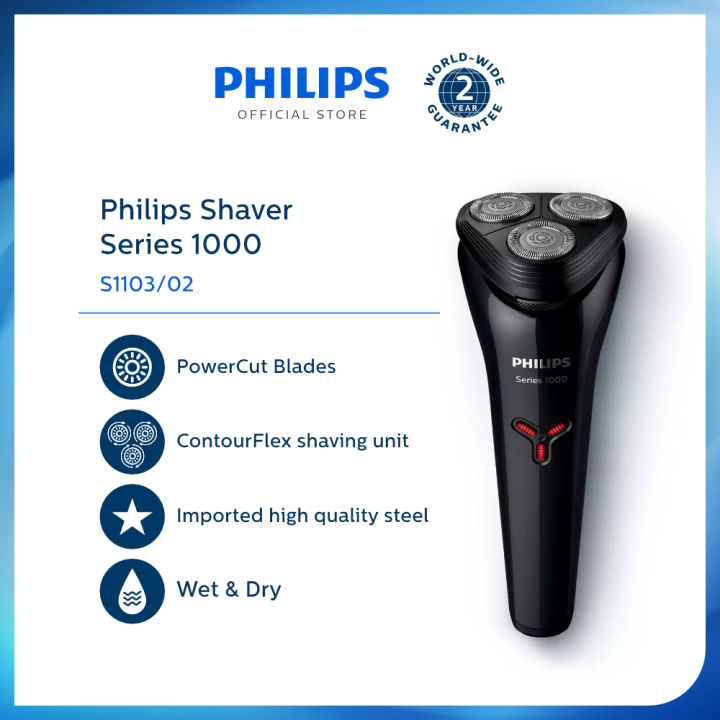 Philips Shaver Series 1000 S1101 S1103/02 with Three Floating Heads 3D ...