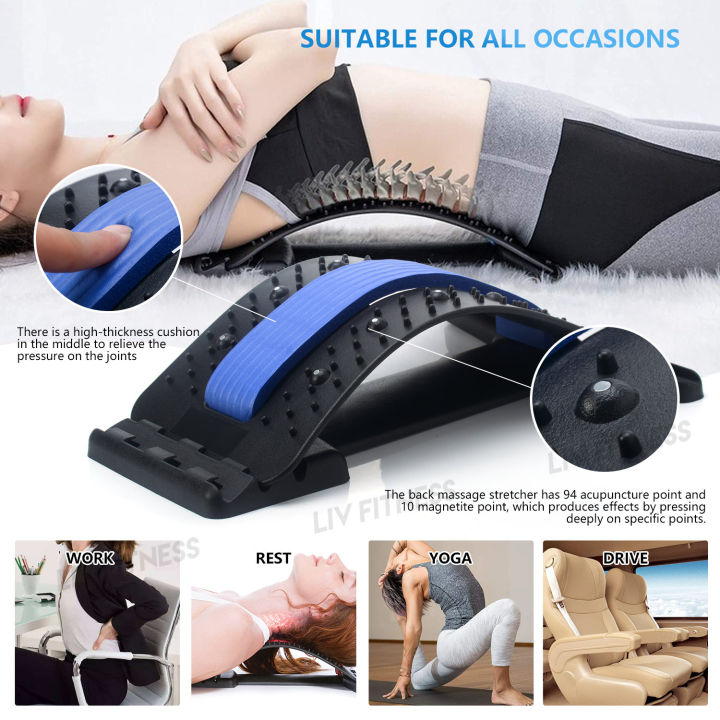 Magnetic Pressure Points Lumbar Traction Orthotic Multi-level Magic ...
