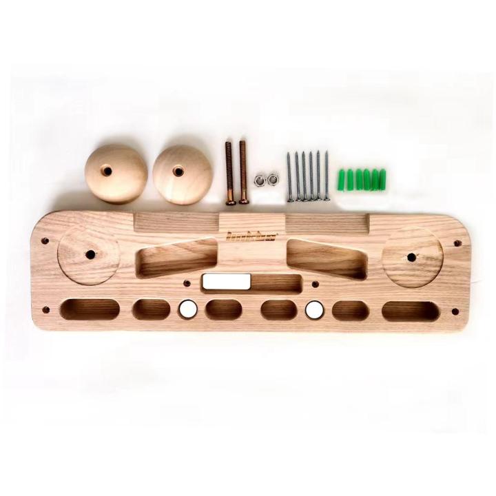 yopn Portable Hangboard Rock Trainer Building Core Strength Wooden Hang ...