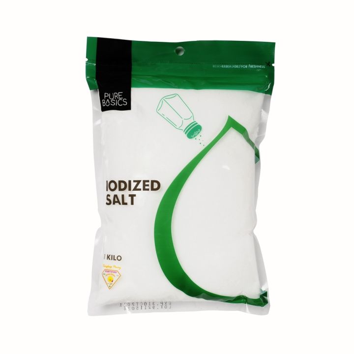 Pure Basics Powdered Iodized Salt 1kg | Lazada PH