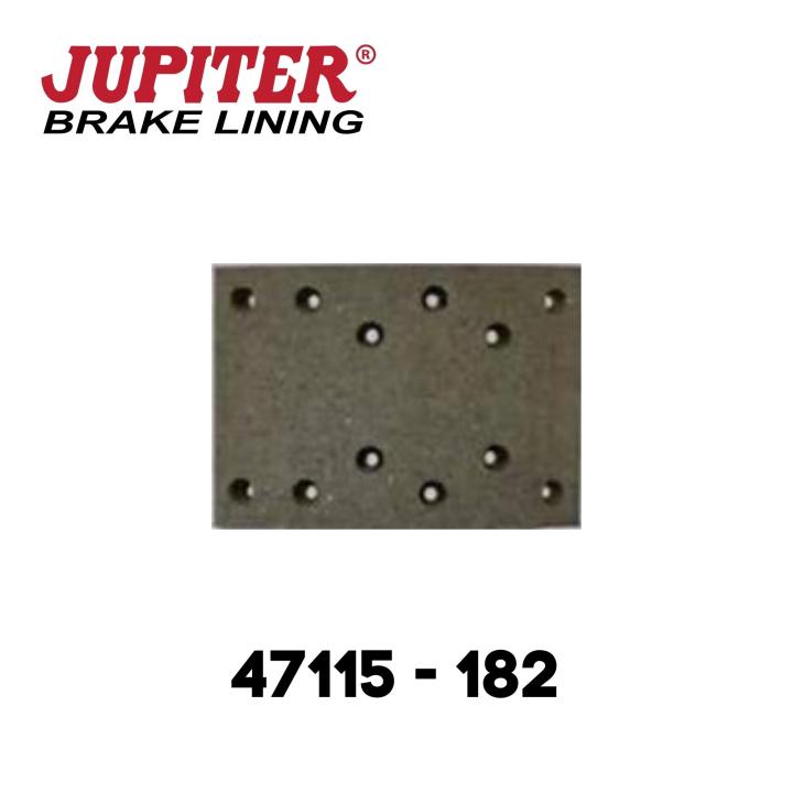 Jupiter Brake Lining - 47115 - 182 SET | Lazada PH