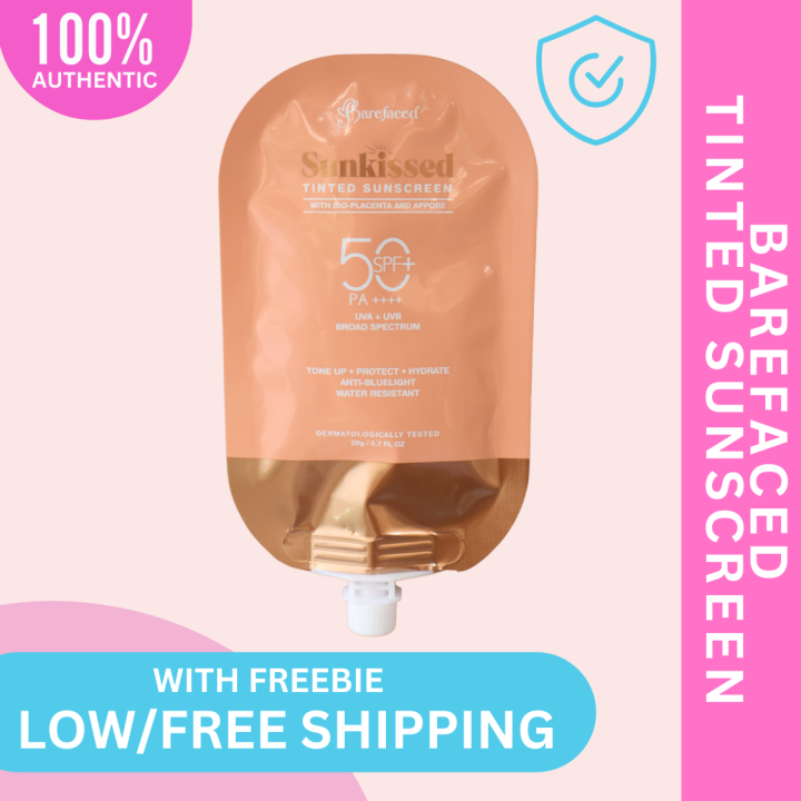 Barefaced Sunkissed Tinted Sunscreen SPF 50 sunscreen cream kiss beauty ...