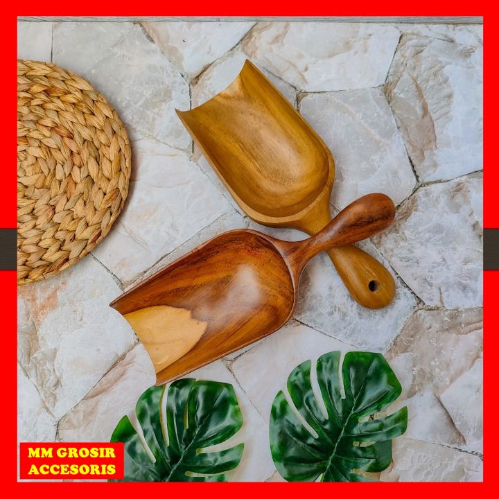 Sendok Sekop Kayu Jati | Lazada Indonesia