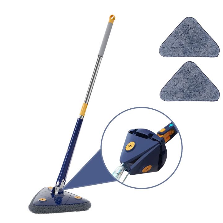 Extended Triangle Mop 360 Twist Squeeze Wringing Type Window Glass ...
